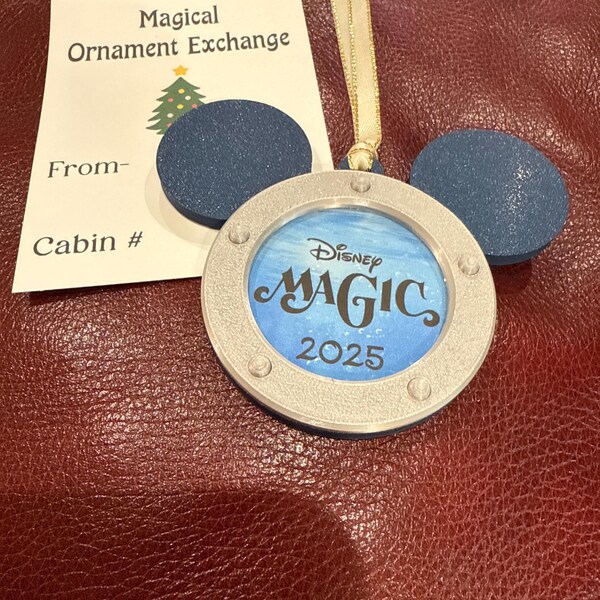 Mouse Head Porthole Ornament | Fish Extender | Cruise Ship Ornament ...