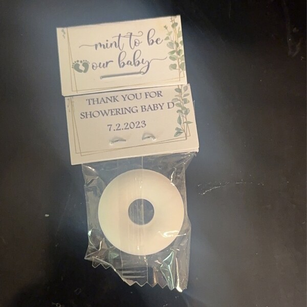 Personalized Baby Shower Mints: "mint to Be" Favors - Etsy