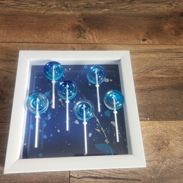 Mini 5x5” Candy Art , Lollipops, Candy Decor, Pop Art - Etsy