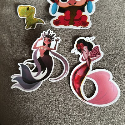 The Little Mermaid Stickers Princess Ariel Mermaid Art Mermay - Etsy