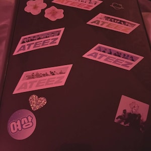 ATEEZ Album Color Palette Sticker Sheet Top Loader Deco | Etsy