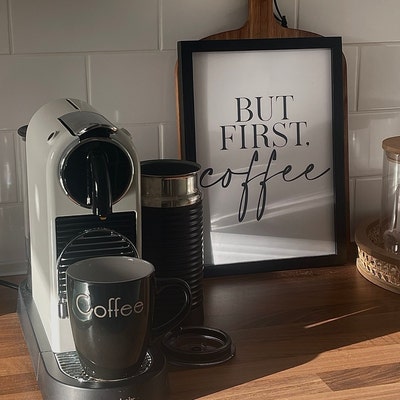 But First Coffee Print, Kitchen Prints, Kitchen Wall Art, Kitchen Wall ...