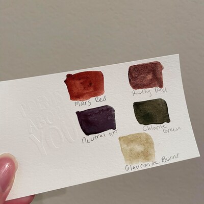 Handmade Watercolor Neutral Tint Convenience Color for Painting ...