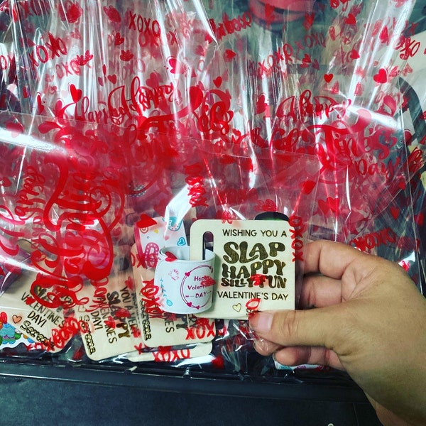 Slap Bracelet Valentine's Day SVG - Laser Ready Valentine - Wood ...