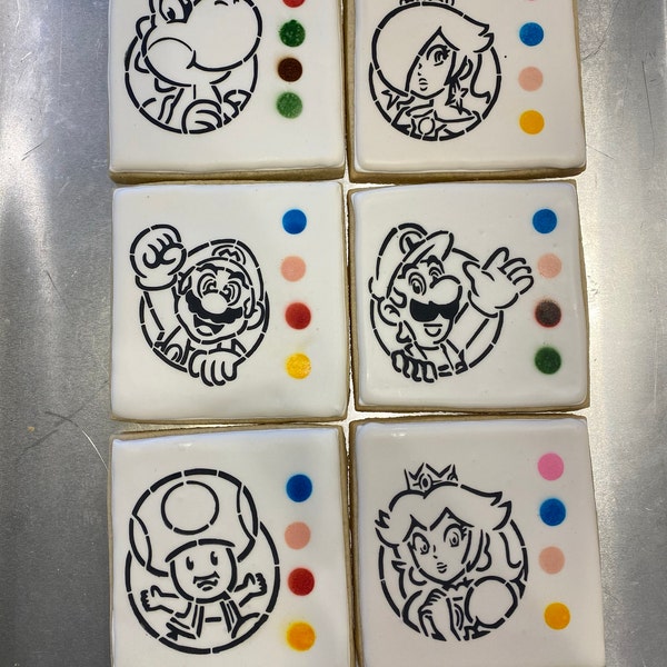 STENCIL SETS Elf i'm Back Stencil Set Sugar Cookie Stencils Royal Icing ...