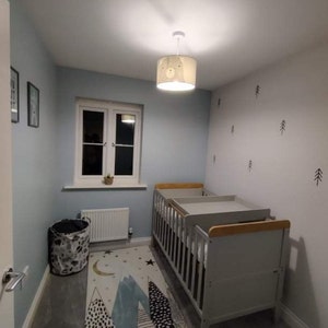 Nordic Tree Pattern A Woodland Wall Sticker With - Etsy UK