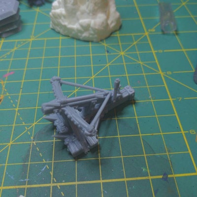Dnd ONE Ballista Resin Miniature Battle War Weapons Dwarves Elves and ...