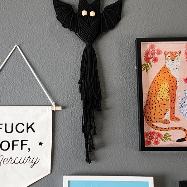 Glow in the Dark Spider Web Spooky Decor / Unique Wall Decor for ...