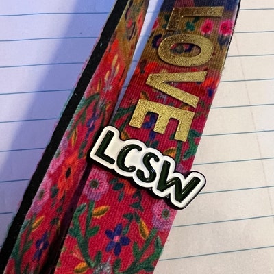 LCSW Social Work Enamel Pin - Etsy