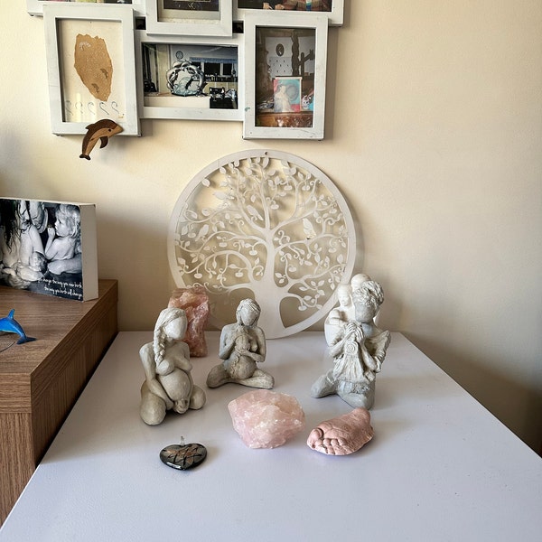 Curvy Birth Sculpture Plus Size Statue Midwife Gift Doula Blessingway ...
