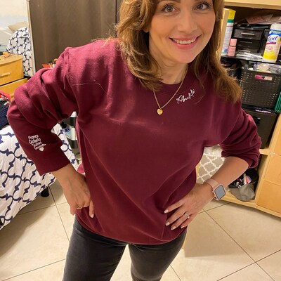 Nana Sweatshirt With Name on Collar and Grandkids Names on Sleeve ...