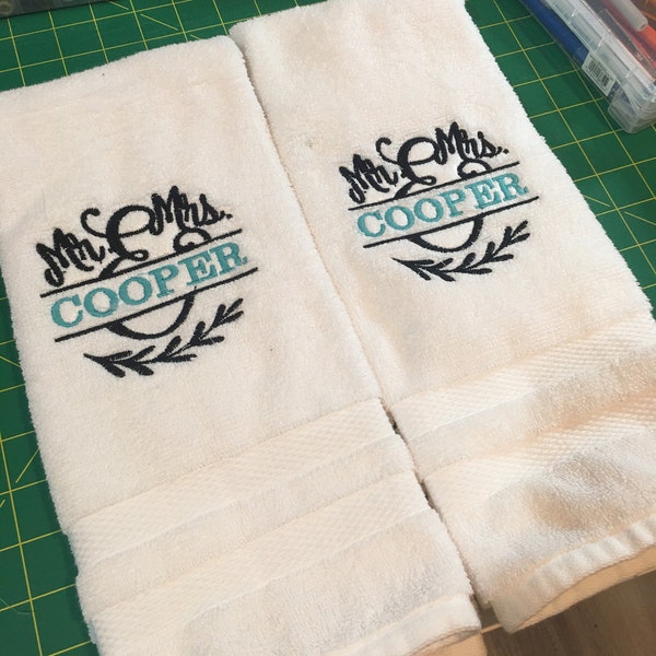 Mr & Mrs Split Machine Embroidery Design, Wedding Embroidery Designs ...