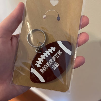 Football Key Chains / Bag Tags / Football Team Gifts - Etsy