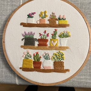 The Flower Shop Embroidery Pattern Instant Digital Download PDF ...