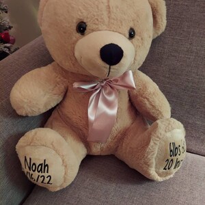 Personalized Teddy Bears-stuffed Bear-my First Teddy | Etsy