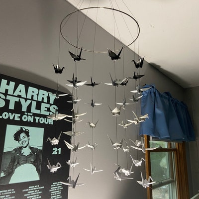 String of Origami Cranes, Version 1 kaleidoscope, Psychedelic, Hippie ...