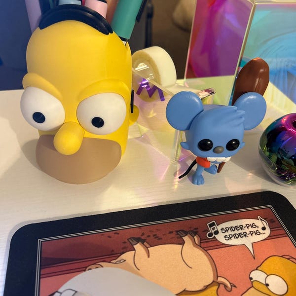 Homer Simpson Pencil Holder or Controller Stand You Choose | Desk ...