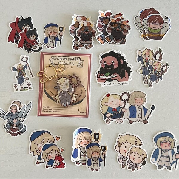 Dungeon Meshi 2" Stickers - Etsy