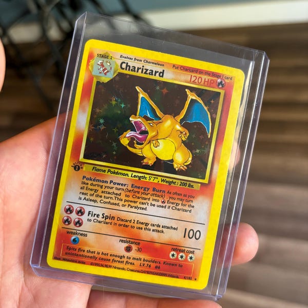 High Quality Charizard Blastoise and Venusaur Custom Handmade Card With ...