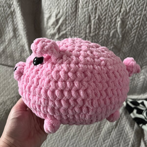 Chonky Pig Crochet Pattern Amigurumi Pig Pattern Farm Pattern Crochet ...