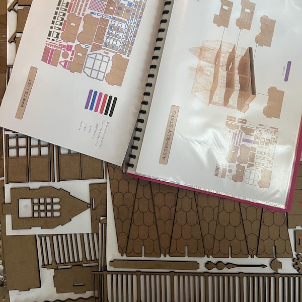 Laurel Town House 1:24th Scale Dolls House Kit - Etsy