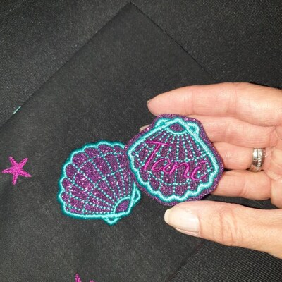 Sea Shell Applique Embroidery Design. Machine Embroidery. Sea Shell ...