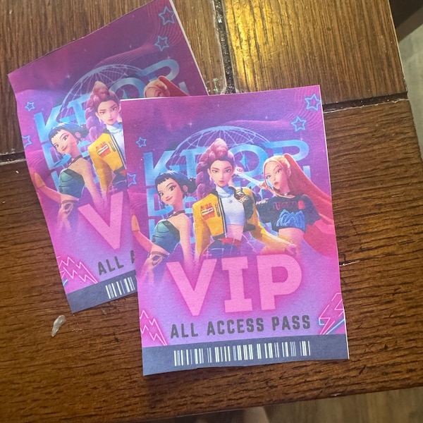 Kpop VIP All Access Pass / Digital Download / Name Badge - Etsy