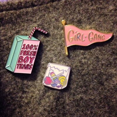 10p Mix up Enamel Pin Badge Bag of Sweets Lapel Pin Tie Pin - Etsy