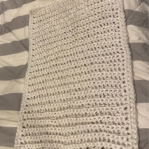 Bulky Q Hook Crochet Blanket PATTERN, Thick and Weighty Afghan, Easy ...