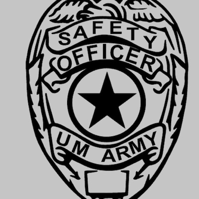 Security Officer Badge Svg, Cop Shield Law Enforcement Guard Silhouette ...