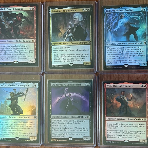 5x Gale Collection Baldur's Gate Official MTG Cards - Etsy