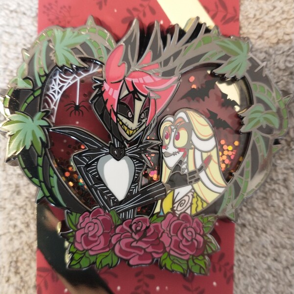 Golden Hour a Hazbin Hotel Radiohusk Enamel Pin - Etsy