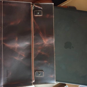 Leather Laptop Sleeve MacBook Air Pro 15 and 16 M1, M2,M3 and M4 Case ...