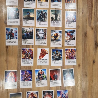 Marvel MCU Mini Poster Prints, Movies and TV Shows 6x4inch, physical ...