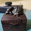 Dragon Ring Box Yin Yang Wooden Medieval Decor Women and Men Jewelry ...
