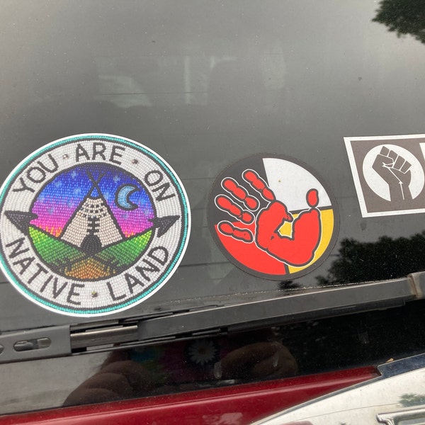 You Are on Native Land Sticker - Etsy