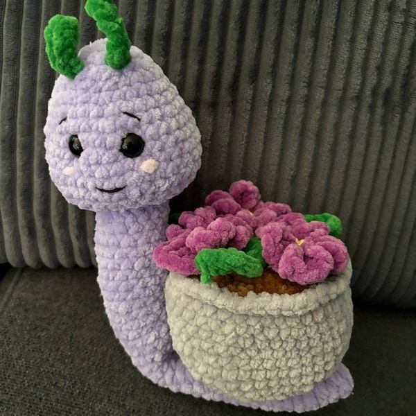 Crochet Spring Snail Pattern, Amigurumi Snail, Easy Crochet Pattern ...