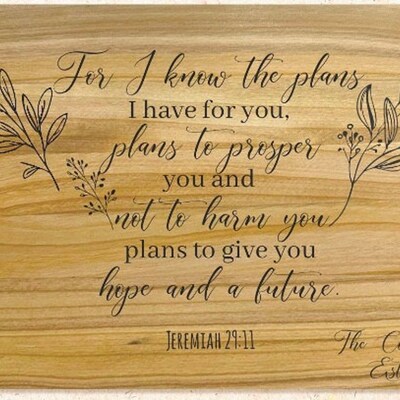 Serving Tray With Handles Personalized Wooden Tray Serving Board With ...