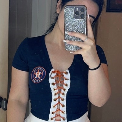 Texas Rangers Crop Top Royal Blue - Etsy