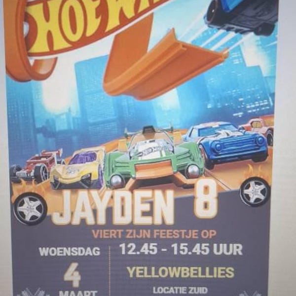Editable Car Birthday Invitation, Race Car Party Invite, Kids Birthday ...