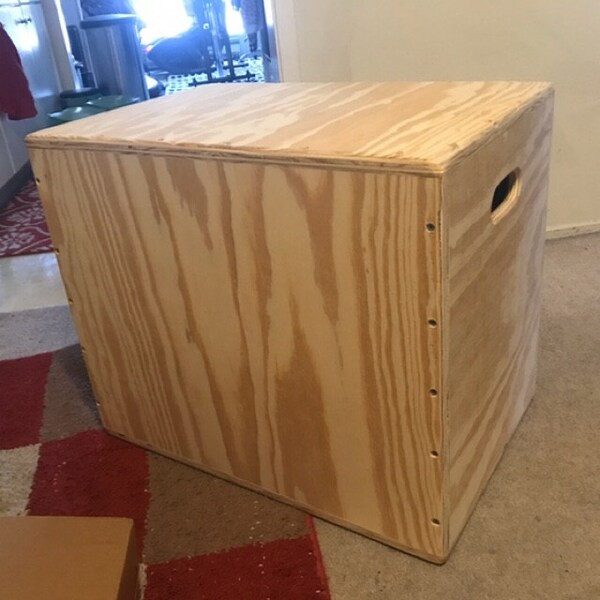 24 X 20 X 16 Box, Super Sturdy Crossfit Box With Bracing, WOD Box, Plyo ...