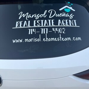 Custom QR Code REALTOR Decal Custom Vinyl Decal Real - Etsy