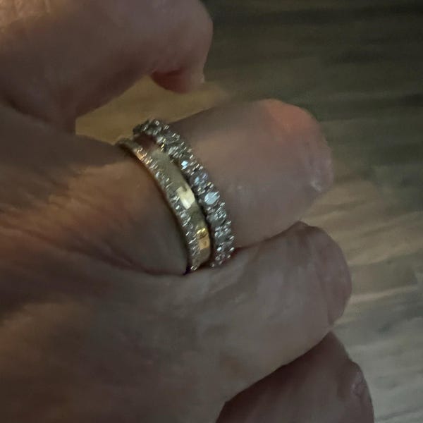 Toi Et Moi Ring | Gold Cloud Ring | Gift for Mom | Two Stone Ring ...