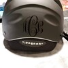 Equestrian Helmet Monogram - Etsy