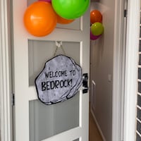 Digital Flintstones Rock Sign - Etsy Canada