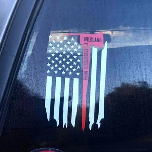Wildland Firefighter Decal - Etsy