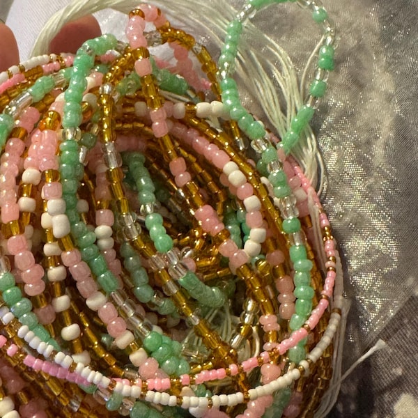 EARTH TONE Stackable BUNDLE Screw on Waist Beads, Waist Bead, Waist ...