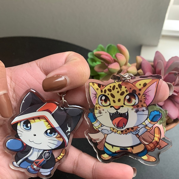 Tekkitten 2.5" Acrylic Keychains! - Etsy