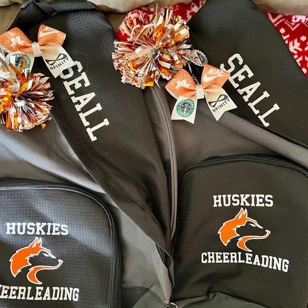 Personalized Large Sling Backpack,monogrammed Cheer Bag,custom Cheer ...