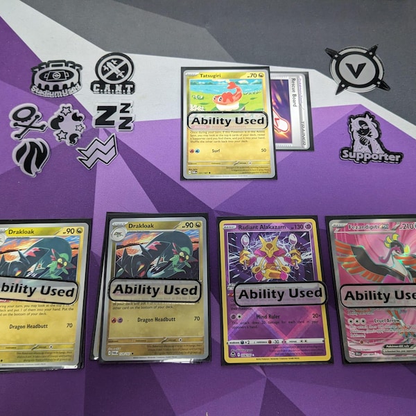 Keyforge Token Set With Box || Worlds Collide Ready || Keys, Æmber ...